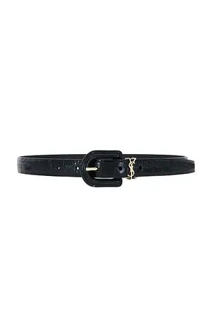 Saint Laurent Embossed Belts For Women