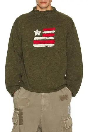 RICE NINE TEN Knitted Roll Neck Sweater