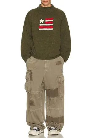RICE NINE TEN Knitted Roll Neck Sweater
