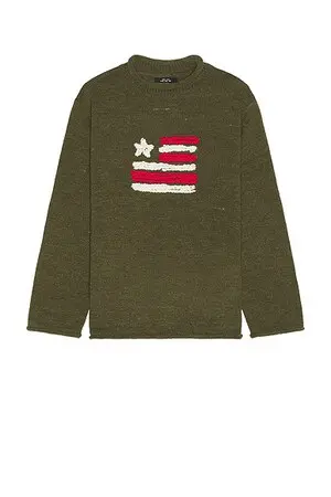 RICE NINE TEN Knitted Roll Neck Sweater