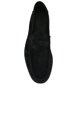 TOM FORD Suede Twisted Band Ripley Loafer - Black