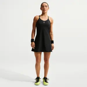 Nike Court Advantage Dri-fit Tennis Dress - Black