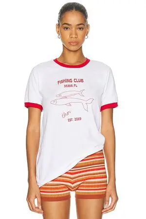 Éliou Fishing Club Ringer Tee