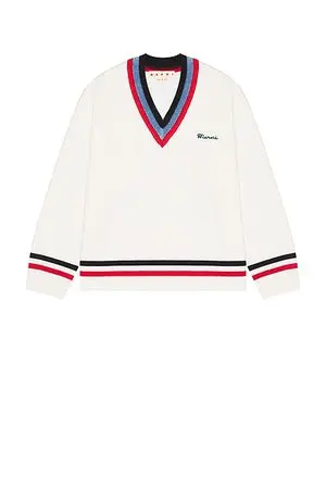 Marni V-neck Virgin Wool Sweater