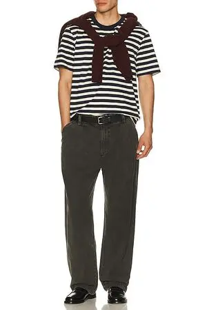 Nn07 Pedro Tee - Navy Stripe