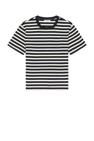 Nn07 Pedro Tee - Navy Stripe