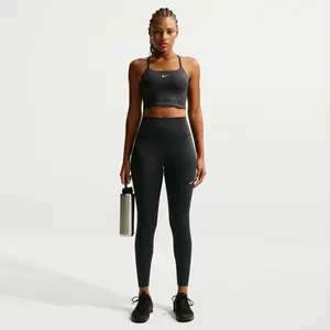 Nike One High-waisted 7/8 Printed Leggings - Black