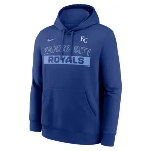 Nike Kansas City Royals Club Mlb Pullover Hoodie - Blue