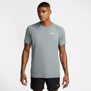Nike Nike Swim Dri-FIT UV Short Sleeve Top Grey