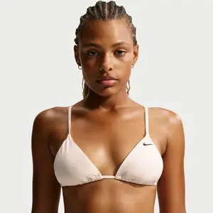 Nike Swim Essential Triangle Bikini Top - White