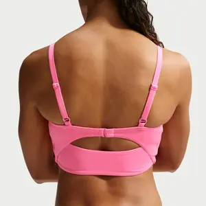 Nike Swim Effortless Essential V-neck Midkini - Pink