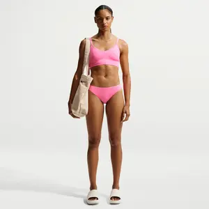 Nike Swim Effortless Essential V-neck Midkini - Pink
