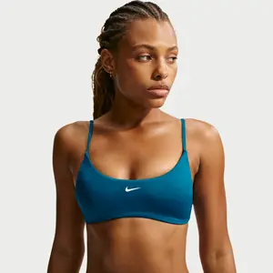 Nike Swim Essential Bralette Bikini Top - Blue
