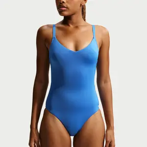 Nike Effortless Essential V-neck One Piece - Blue