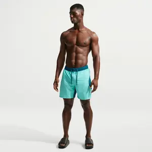 Zip Up Swim Shorts For Men