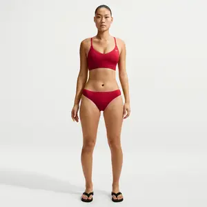 Nike Essential Hipster Bikini Bottom - Red