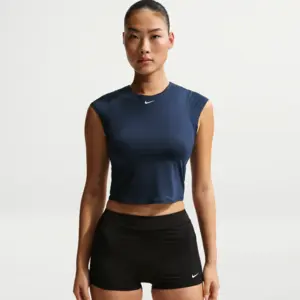 Nike Swim Effortless Essential Cap Sleeve Top - Blue