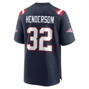 Nike Treveyon Henderson New England Patriots Nfl Game Jersey