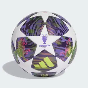 Adidas Uefa Champions League Final League Ball - White / Dark Purple / Solar Yellow / Shock Pink