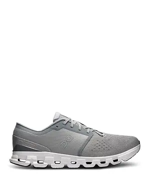 On Cloud X 4 Running Sneakers - Alloy Ivory