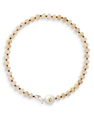 Chan Luu Multi Gemstone Beaded Collar Necklace, 17 - Rutilated Quartz