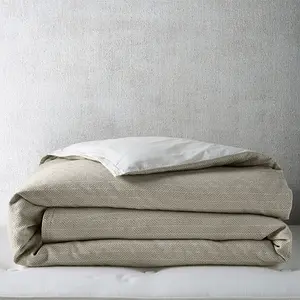 HUDSON PARK COLLECTION Woven Diamond Duvet Cover, Full/queen Exclusive - Linen