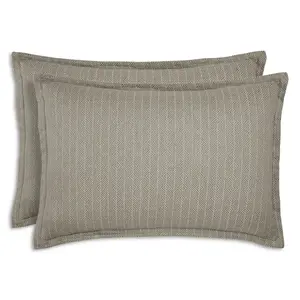 HUDSON PARK COLLECTION Woven Diamond Sham Set, King Exclusive