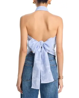 CISSA Bow Back Halter Top