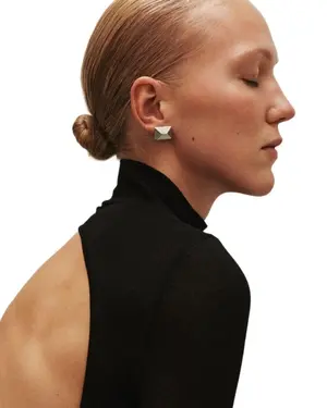 HEAVEN MAYHEM Baby Celeste Earrings - Silver