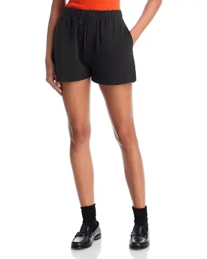 ATM Anthony Thomas Melillo Heavyweight Pull On Shorts - Black