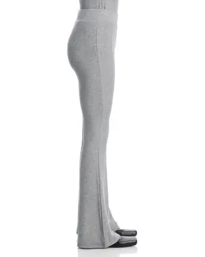 ATM Anthony Thomas Melillo Ribbed Flare Pants - Medium Grey