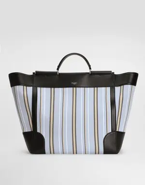 Dolce & Gabbana Sicily Striped Jacquard Handbag - Multicolor