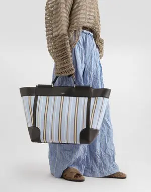 Dolce & Gabbana Sicily Striped Jacquard Handbag - Multicolor