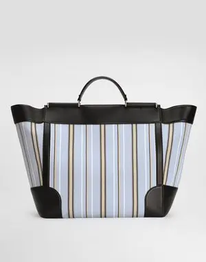 Dolce & Gabbana Sicily Striped Jacquard Handbag - Multicolor