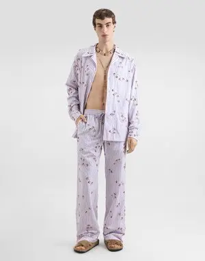 Dolce & Gabbana Cotton And Silk Vanity Shirt With Embroidery