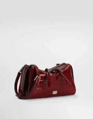 Dolce & Gabbana Vittoria Alligator Crossbody Bag