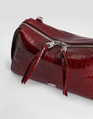 Dolce & Gabbana Vittoria Alligator Crossbody Bag