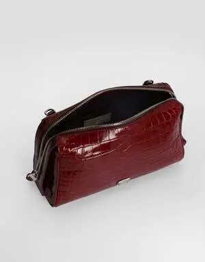 Dolce & Gabbana Vittoria Alligator Crossbody Bag