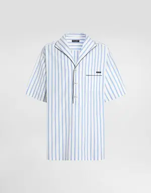 Dolce & Gabbana Striped Poplin Shirt - Multicolor