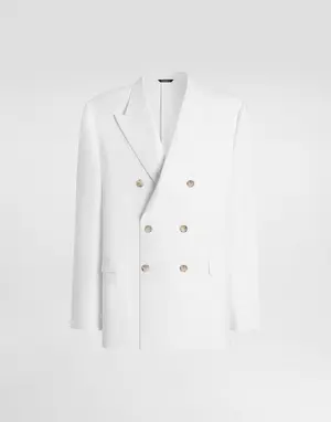 Dolce & Gabbana Double-breasted Taormina Linen Jacket