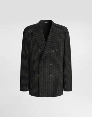 Dolce & Gabbana Double-breasted Taormina Viscose Jacket - Multicolor