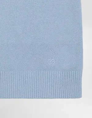 Dolce & Gabbana Smooth Knit Polo Shirt - Azure