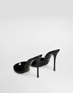 Dolce & Gabbana Keira Patent Leather Mules