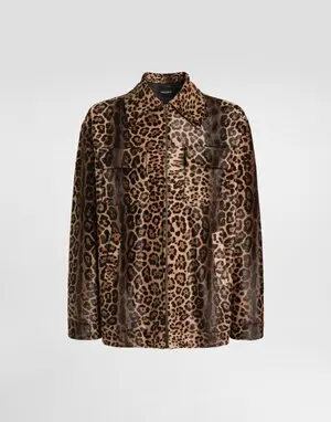 Dolce & Gabbana Leopard-print Shirt-style Jacket