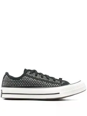 SWAROVSKI X Converse Embellished Low-top Sneakers - Black