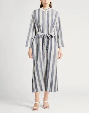 Max Mara Striped Woven Dress