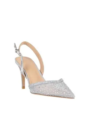 TWENTY FOUR HAITCH Satin Slingback Pumps