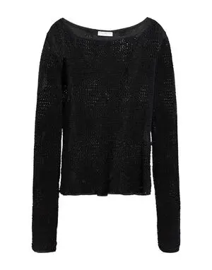 BALLANTYNE Open-knit Metallic Sweater