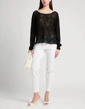 BALLANTYNE Open-knit Metallic Sweater