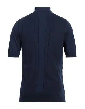 Brunello Cucinelli Cotton Knit Polo - Blue